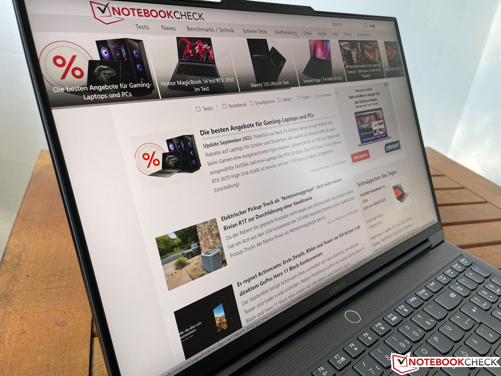 Lenovo Legion 7 16IAX7 laptop review: Fast 16-inch gamer with 165 Hz display - NotebookCheck.net ...