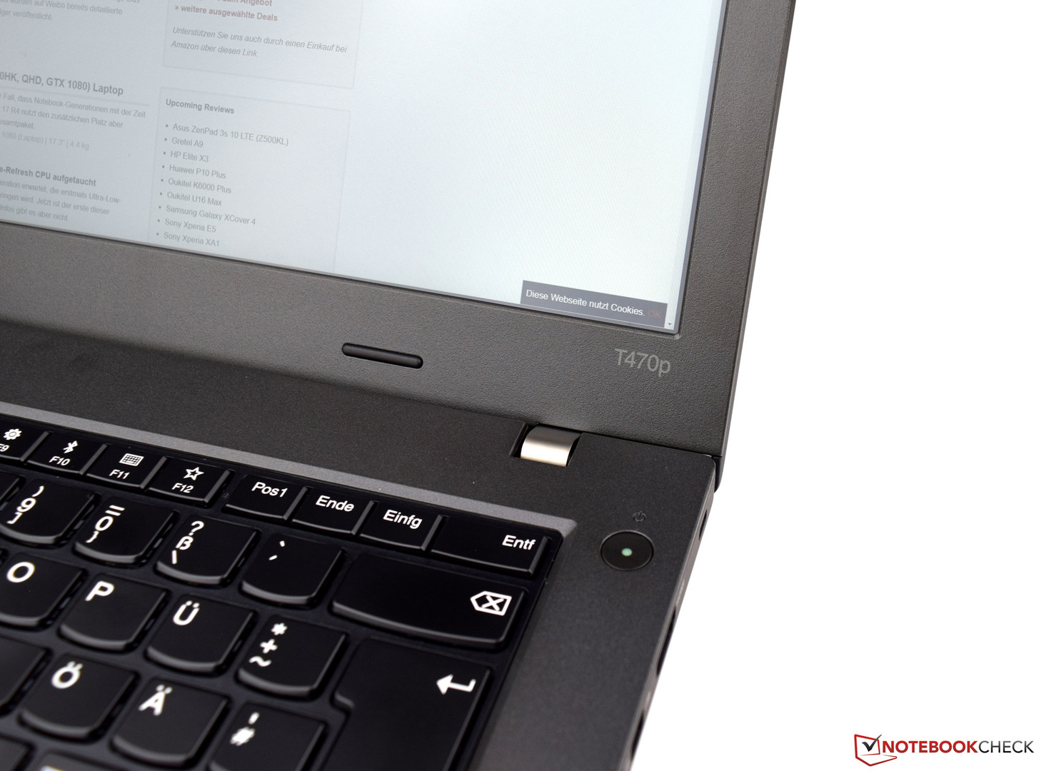 Lenovo ThinkPad T470p (Core i7, GeForce 940MX) Laptop Review ...