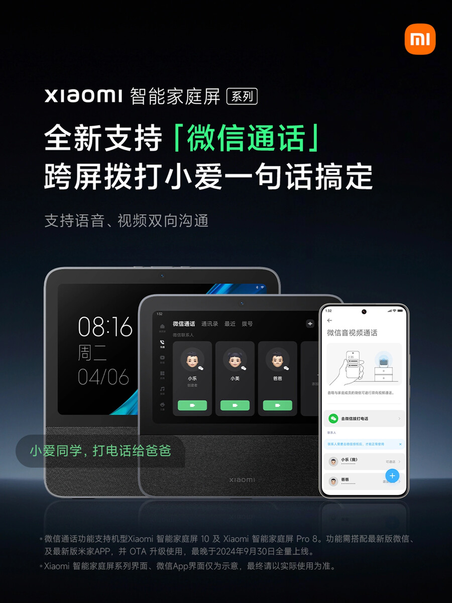 Xiaomi Smart Home Screen devices get update with new feature ...