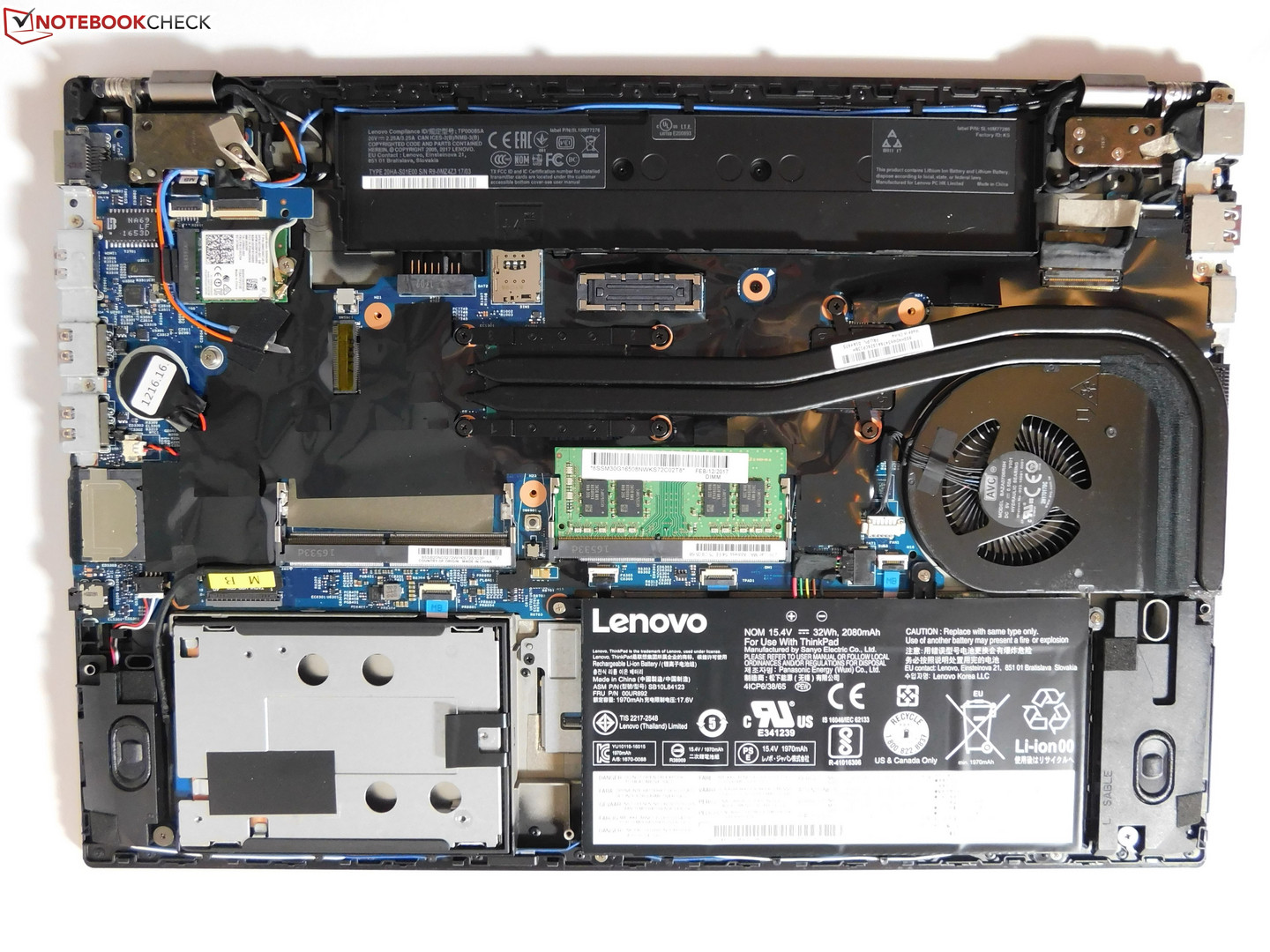 Lenovo ThinkPad T570 (Core i7, 4K, 940MX) Laptop Review - NotebookCheck ...