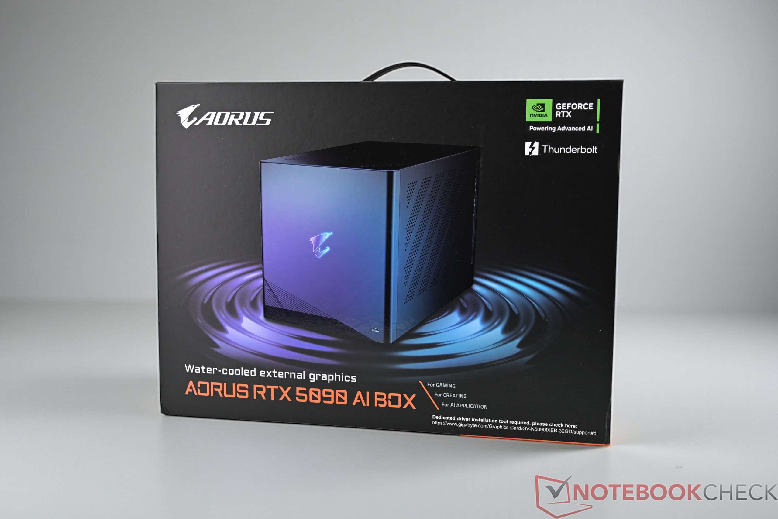 Laptop power boost: Gigabyte Aorus RTX 5090 AI Box - External Nvidia ...