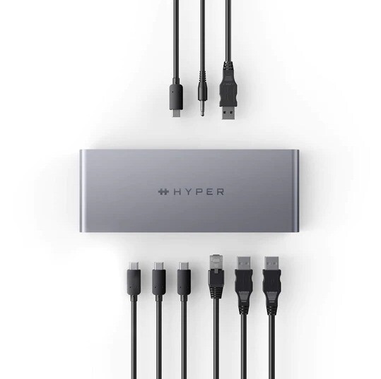 HyperDrive Thunderbolt 4 Docking Station with support for 8K at 60 Hz ...