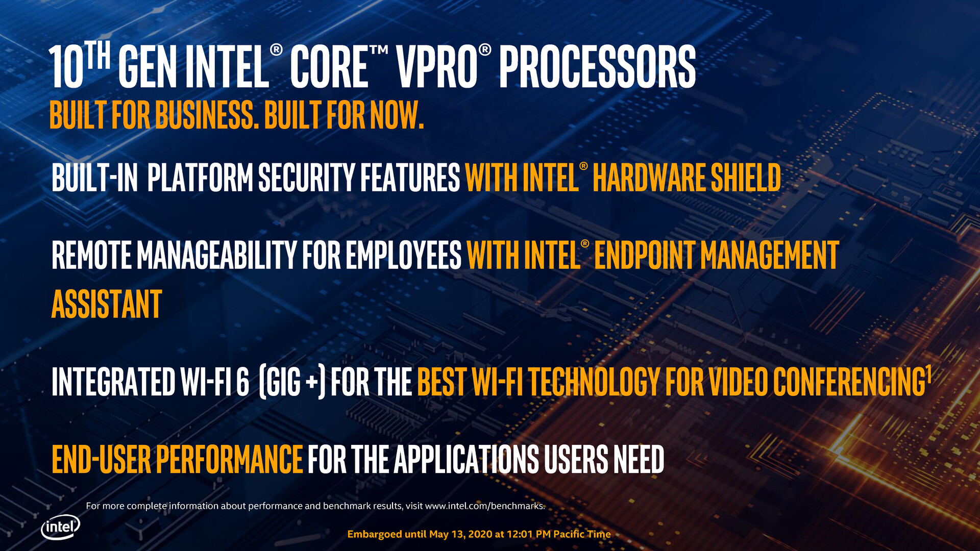 Intel announces new 10th gen Comet Lake vPro processors with enhanced ...