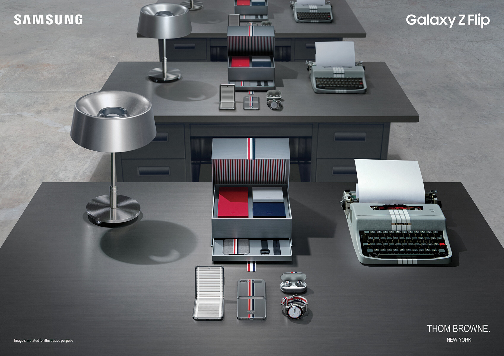 Thom Browne limited edition Samsung Galaxy Z Flip coming next month ...