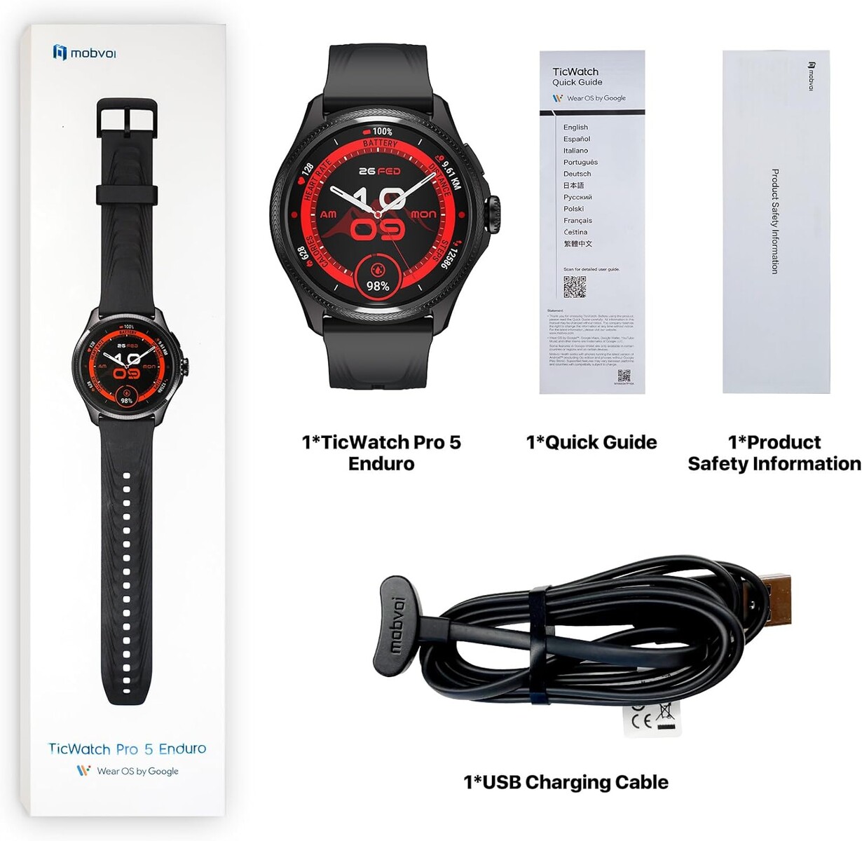 Ticwatch Pro 5 Enduro: Mobvoi releases new smartwatch running Wear OS 3 days before expected ...