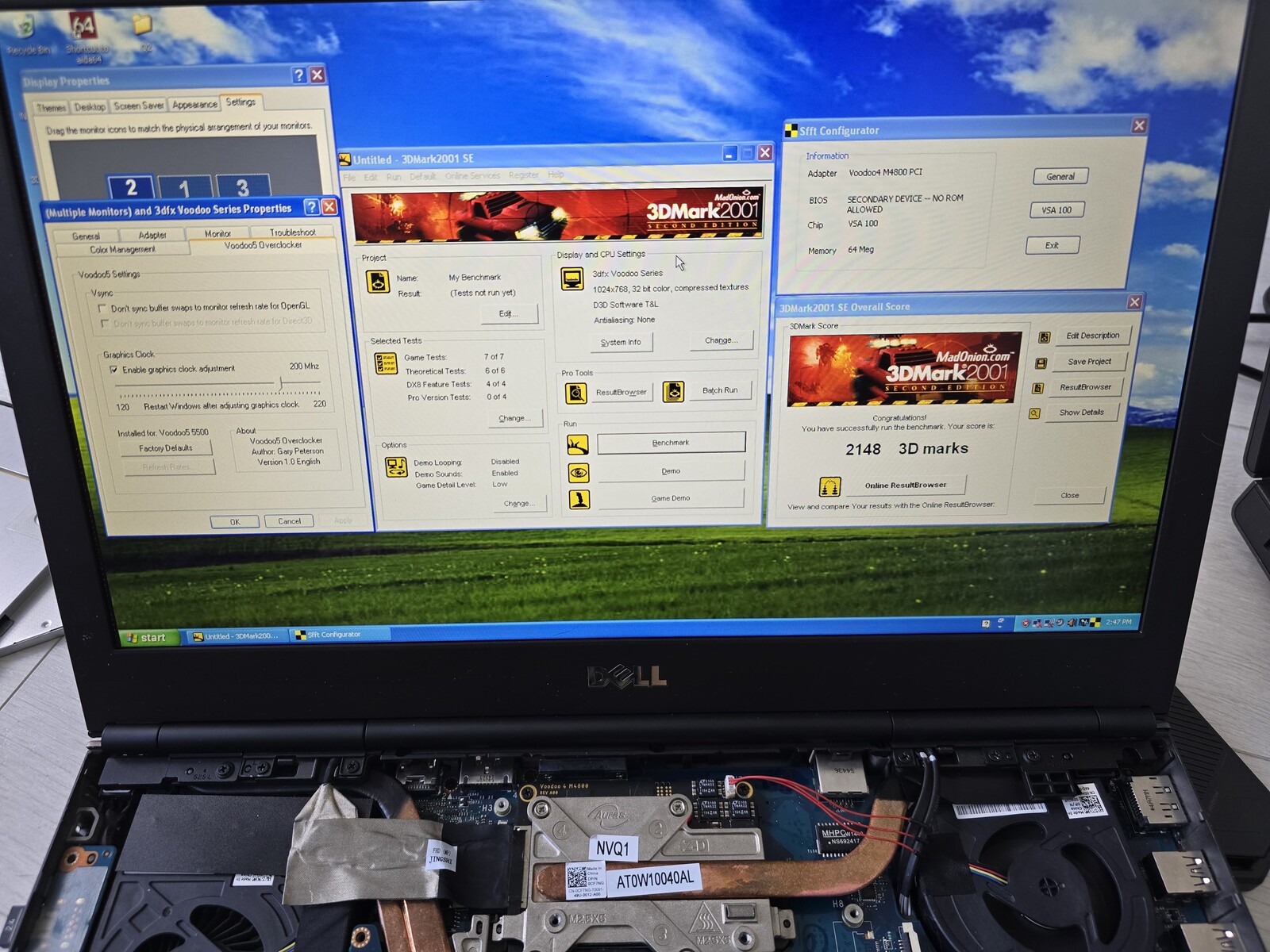 Modder manages to fit legendary 3dfx Voodoo 4 GPU inside a laptop ...