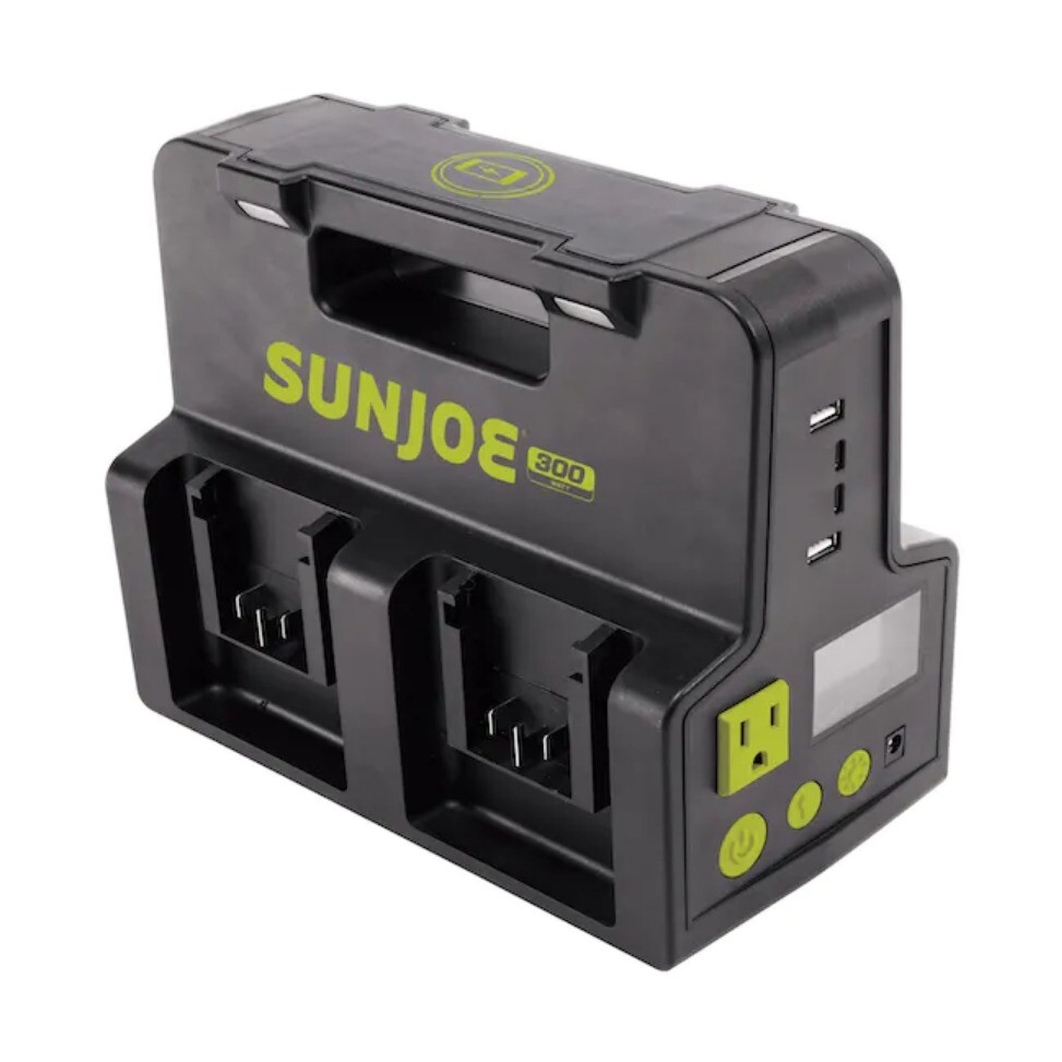 Sun Joe 300 W portable power station can charge six devices ...