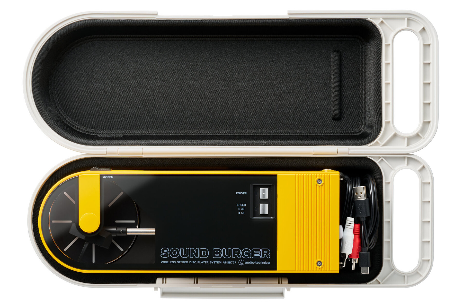 Audio-Technica unveils AT-SBC1 Sound Burger portable record player case and AT6028 record ...