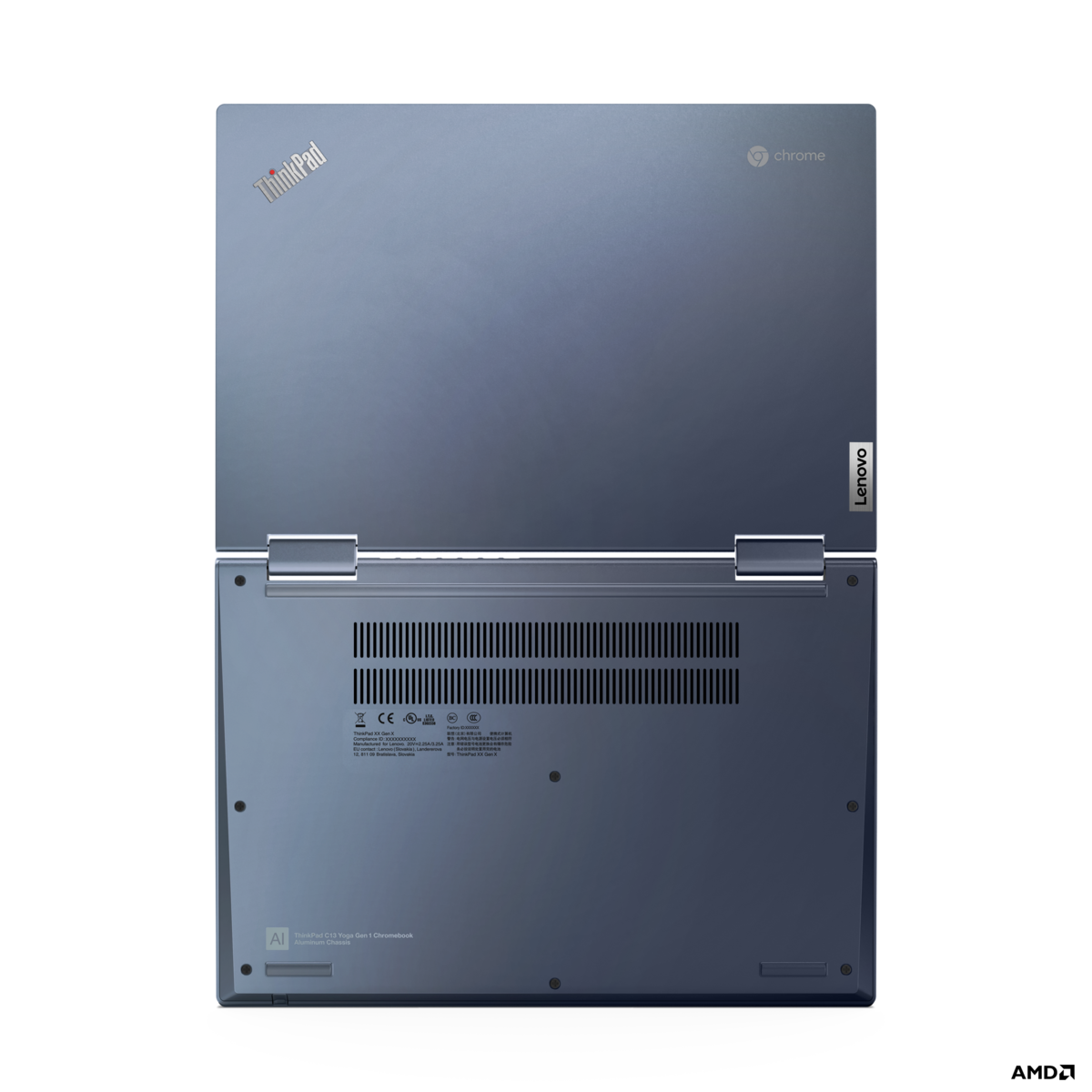 First business chromebook in blue: The Lenovo ThinkPad C13 Yoga ...