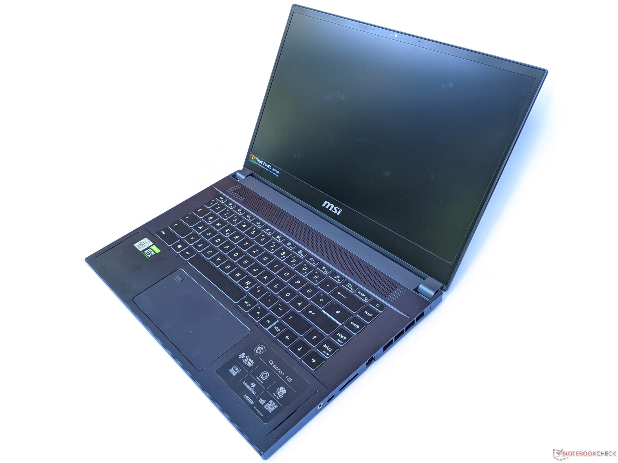 MSI Creator 15 Laptop Review: A bright 4K display for Content Creators ...