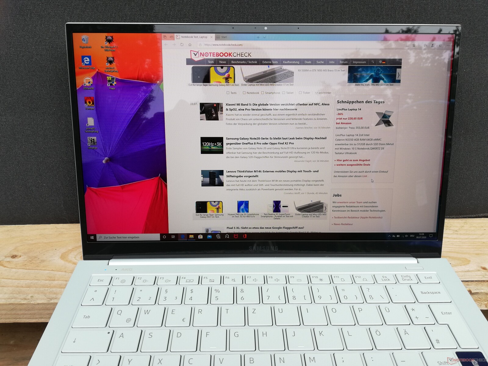 Samsung Galaxy Book Ion 13.3 Review: Subnotebook with QLED display ...