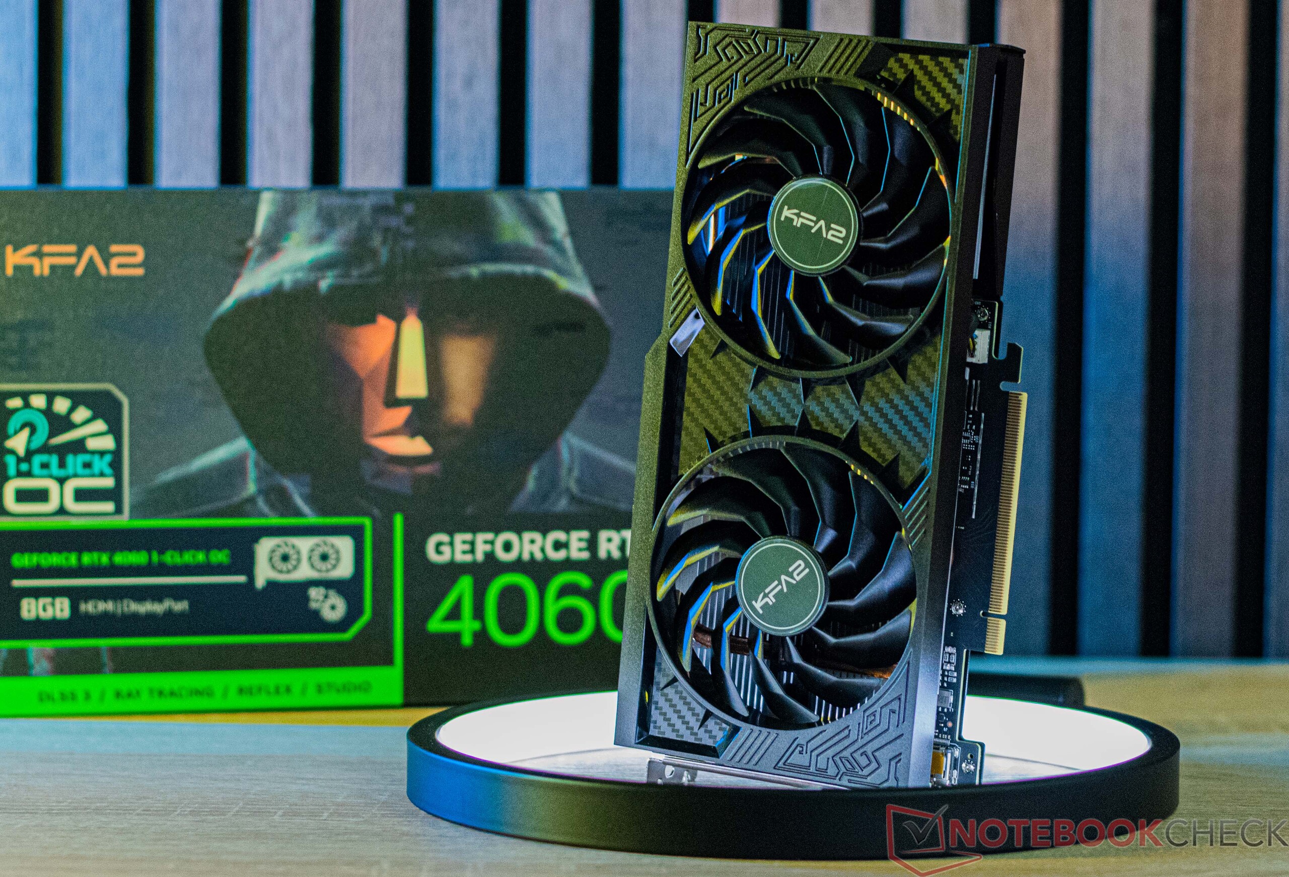 KFA2 GeForce RTX 4060 1-Click OC 2X graphics card review: Current entry ...
