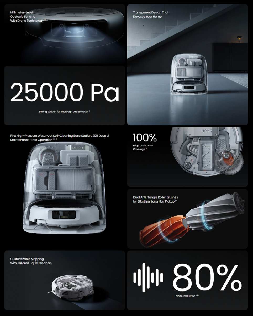 DJI Romo brings drone-grade sensors to brand's new premium robot vacuum ...