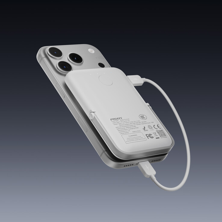 Pisen launches new ultra-affordable power bank with built-in cable and ...