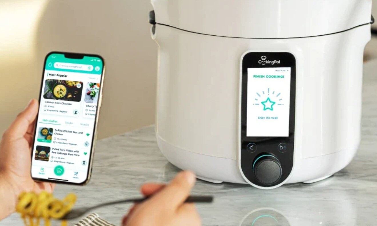 CookingPal Pronto smart pressure cooker with automatic pressure release ...