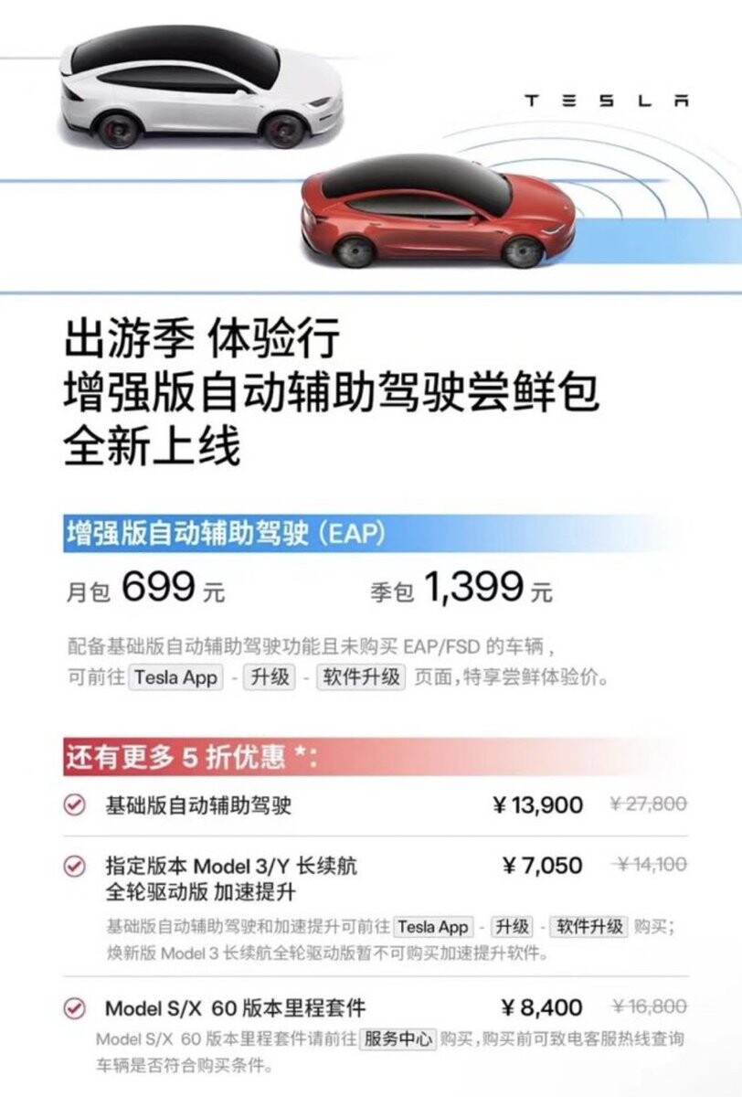 Tesla Prices Enhanced Autopilot Subscription At 99 Month In China As