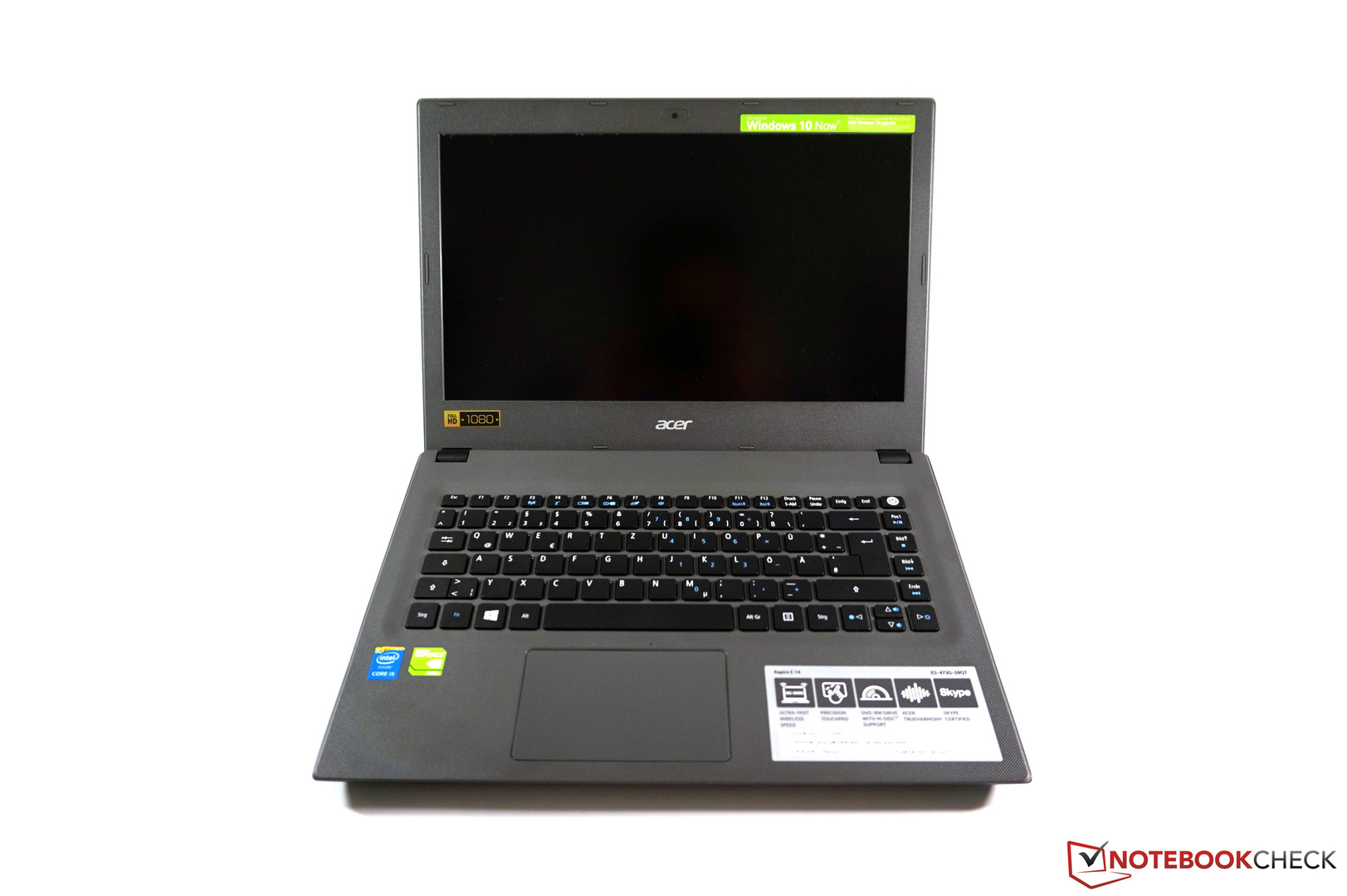 Acer Aspire E5-473G Notebook Review - NotebookCheck.net Reviews