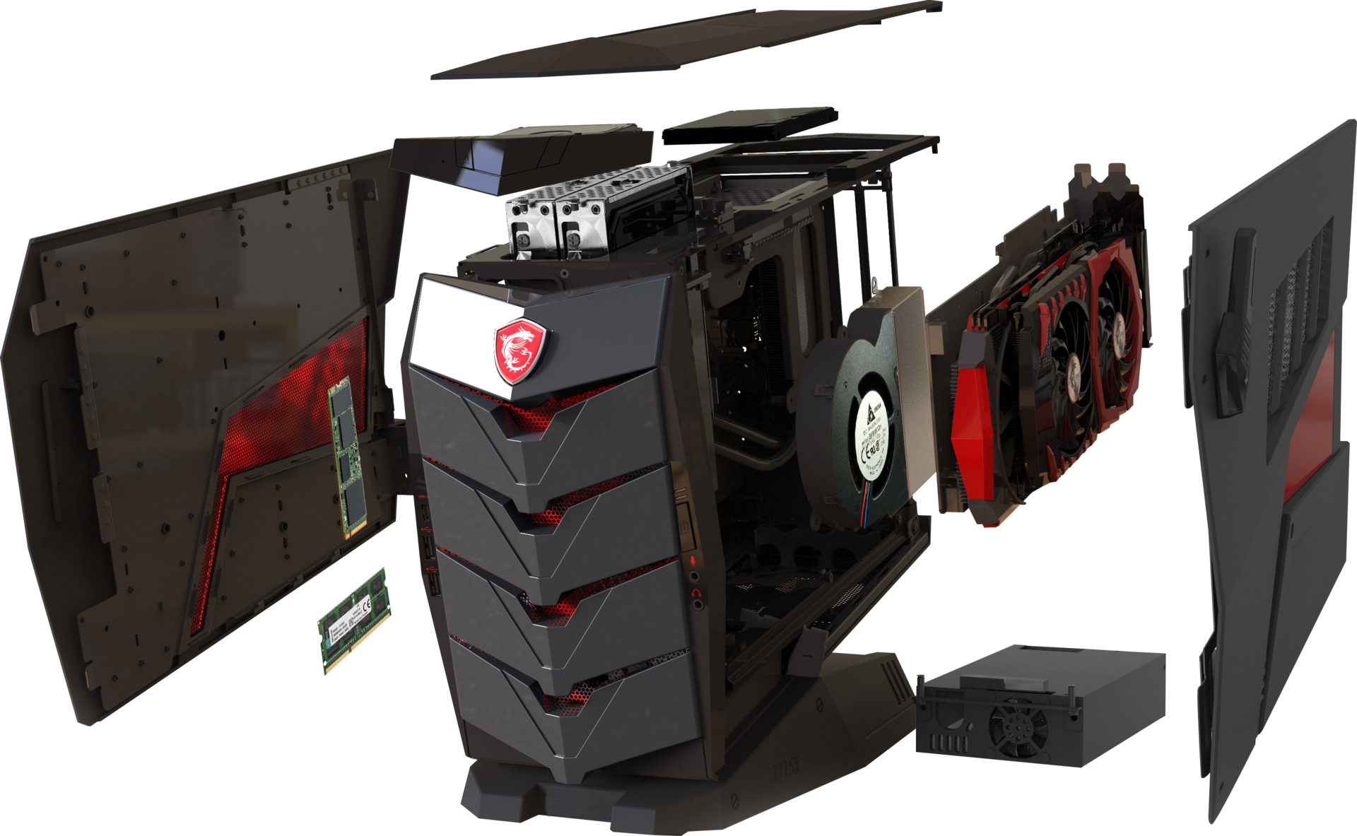 MSI Aegis 3 8RD (Core i7-8700, GTX 1070, 16 GB) Desktop PC Review ...