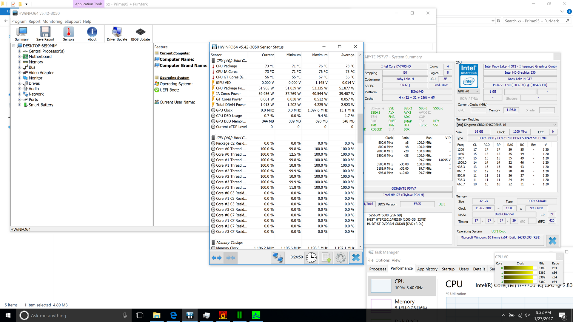 Gigabyte P57X v7 Gaming Notebook Review - NotebookCheck.net Reviews