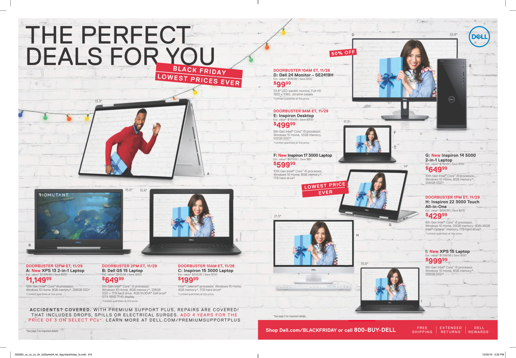 Dell Black Friday deals starting today: XPS 13 for $799, 24-inch 144 Hz ...