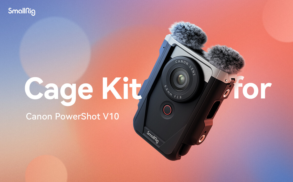 Canon PowerShot V10 gets rugged SmallRig cage and accessories for ...