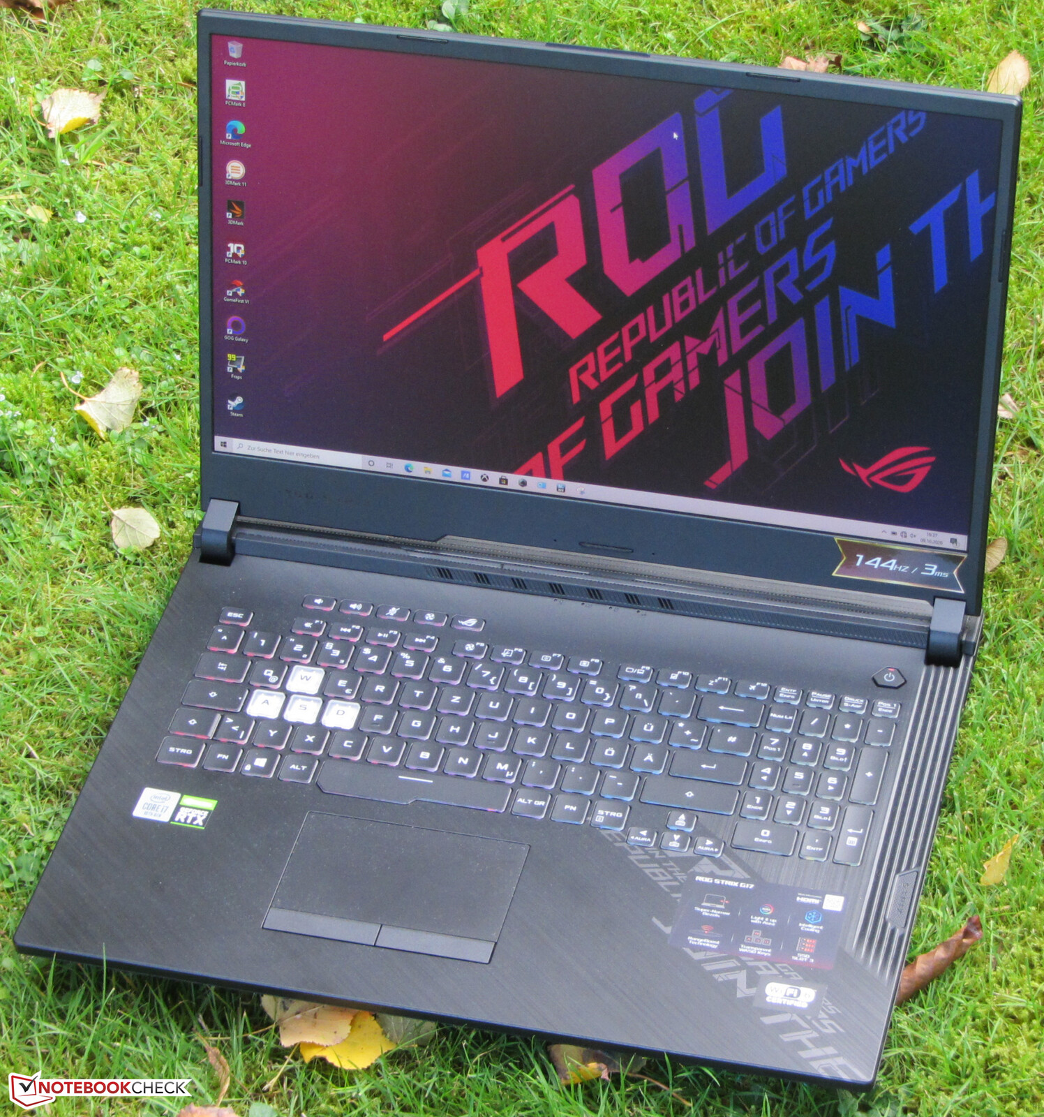 Asus ROG Strix G17 G712LWS in review: Powerful gaming machine with ...