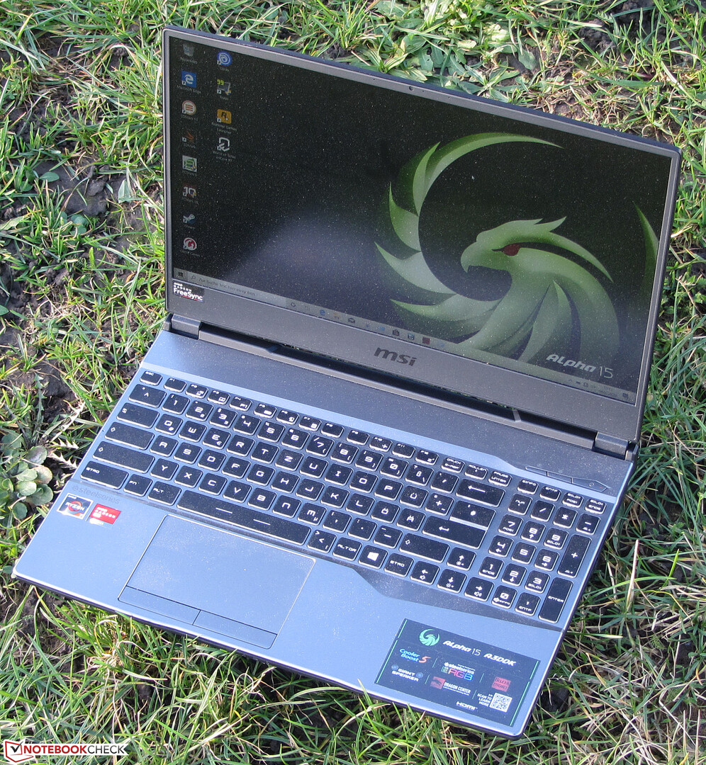 MSI Alpha 15 A3DDK Laptop Review: A mid-range and power-hungry gaming laptop - NotebookCheck.net ...