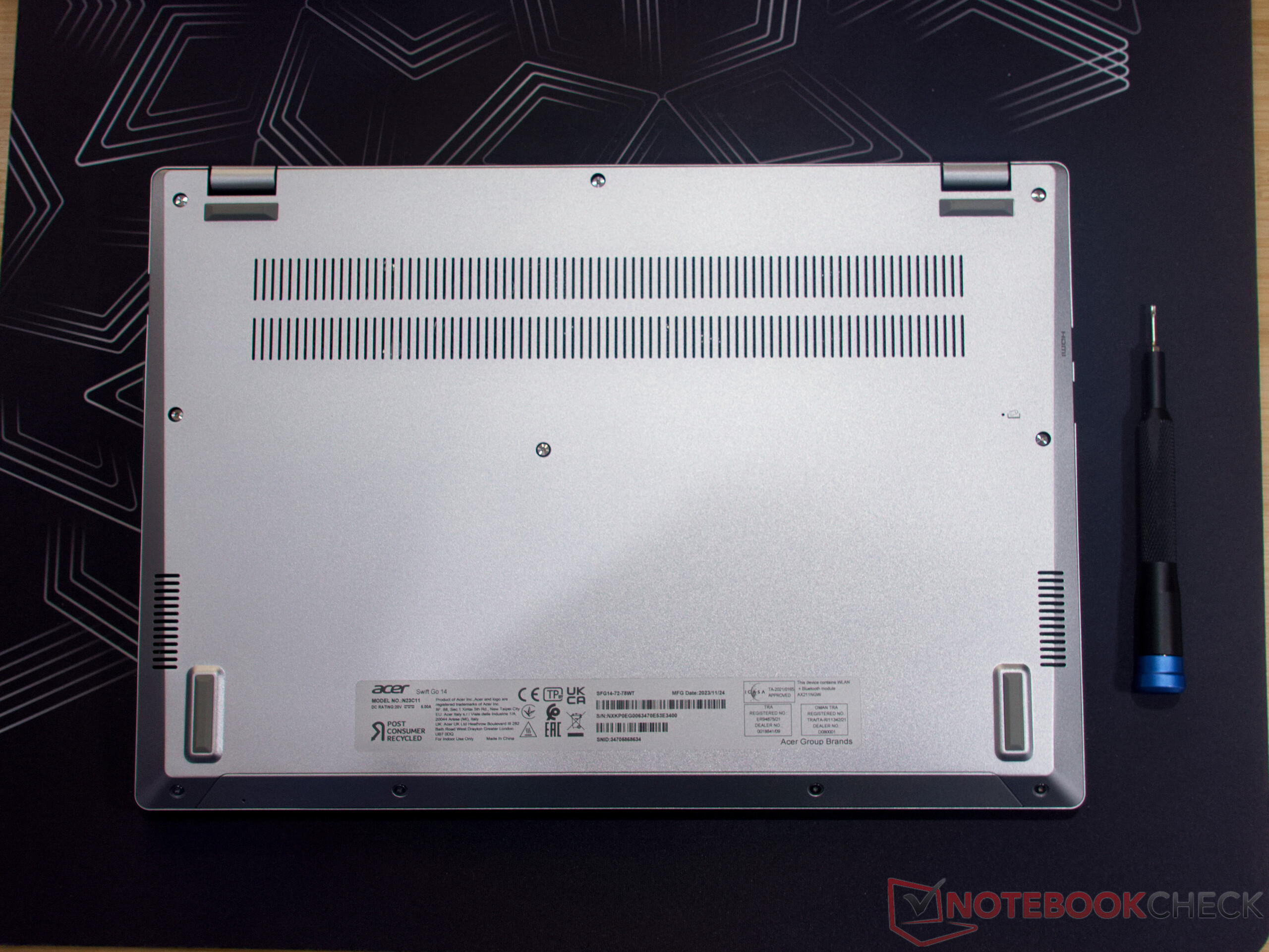 Acer Swift Go 14 review - The Meteor Lake Core Ultra 7 impresses with ...