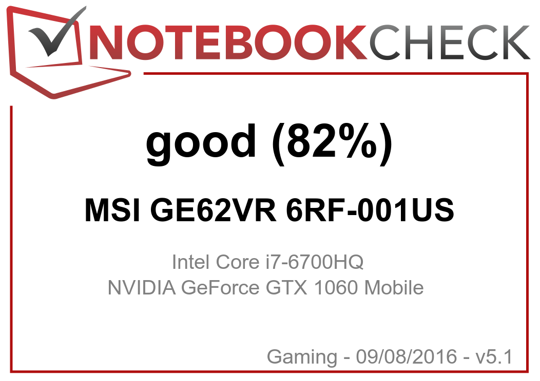 Msi Ge62vr 6rf Apache Xotic Pc Edition Notebook Review Reviews
